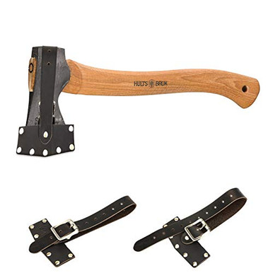Leather Axe Sheath Genuine Leather Sheath for Axes Adjustable Axe Cover ...