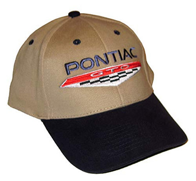 Gregs Automotive Pontiac GTO Hat Cap Dark Navy Blue and Khaki - Bundle ...