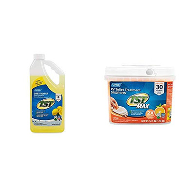 Camco TST Lemon Scent RV Grey Water Odor Control Stops Sink Trap Odors ...