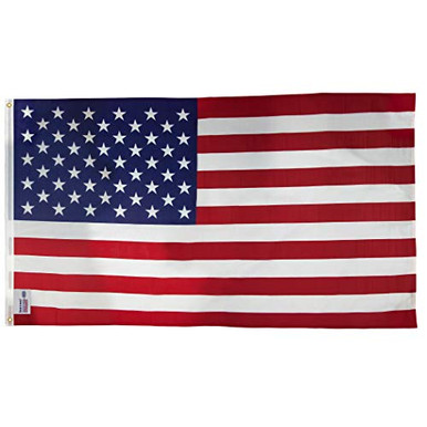 Valley Forge, American Flag, Poly Cotton, 3'x5', 100% Made in USA ...