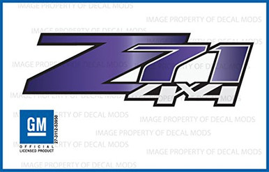 Decal Mods Z71 4x4 Decals Stickers Gradient fits Chevy Silverado GMC ...