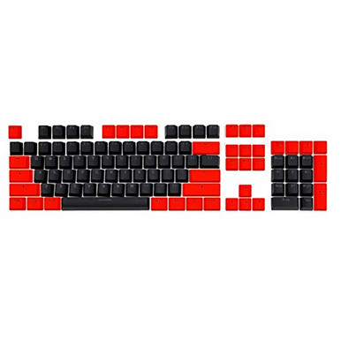 OCUhome Red and Black Keycaps PBT Keycaps Key Caps 104Pcs ABS Stylish ...