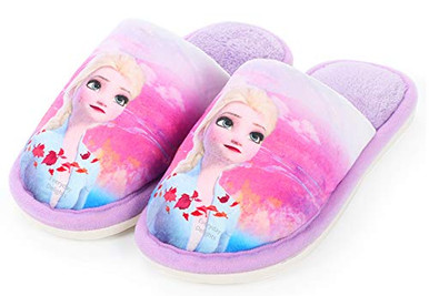 Everyday Delights Disney Frozen II Elsa Plush Slippers for Girls ...