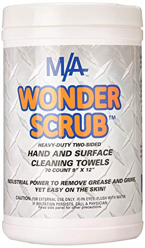 Wonder Scrub Hand and Surface Cleaning Towels 70 ct tub. Industrial ...