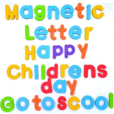 Alphabet Magnets Magnetic Letters and Numbers for Toddlers EVA Foam ABC ...