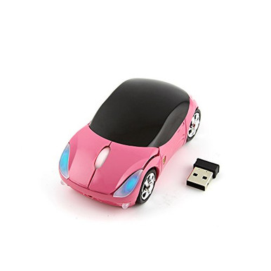 Car Mouse Wireless, 3C Light Cool 3D Sport Car Shaped Mouse Optical ...