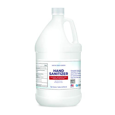 Satin Fine Foods Liquid Hand Sanitizer Refill 1 Gallon - For Offices ...