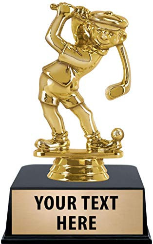 Crown Awards Golf Trophies with Custom Engraving 6" Personalized Male ...