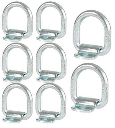 Mytee Products 1 2" Bolt-On D Ring Heavy Duty Tie Down Anchor w ...