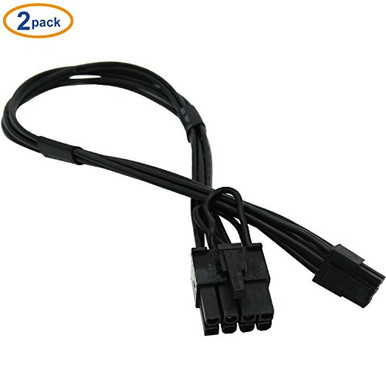 Mini 6 Pin to 8 Pin PCI Express Video Card Power Adapter Cable for Mac ...