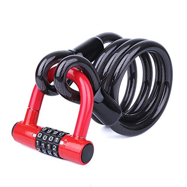 BIGLUFU Bike Security Steel Cable 4FT 7FT Braided Steel Flex Lock Cable ...