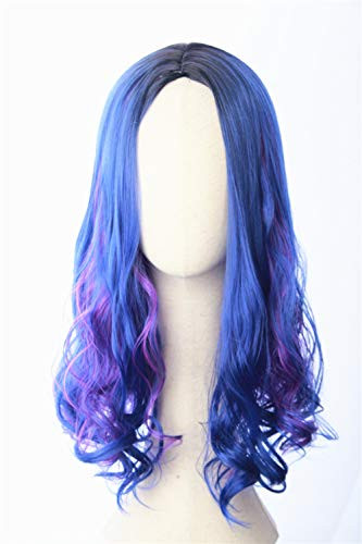 Cosplaywigscom Mal Wig Inspired by Disney Descendants 3 Long Velvet ...