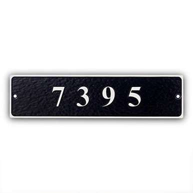SINYUDUN Personalized Cast Metal Address Plaque Custom House Number ...