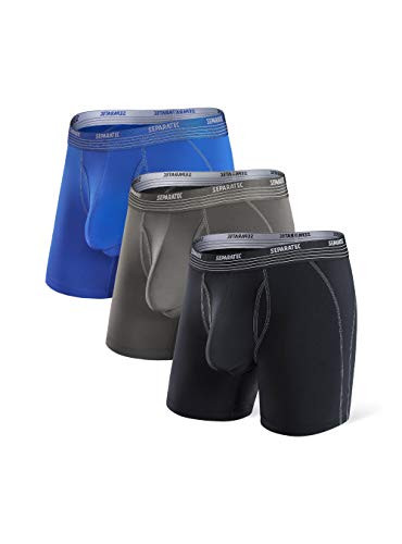 Separatec Men's Underwear Dual Pouch Design Sport Quick Dry Performance ...