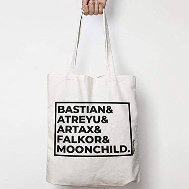 THE NEVERENDING STORY squad goals natural cotton canvas tote bag IN ...