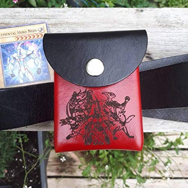 Neo-Spacian Elemental HERO Neos Yu-Gi-Oh GX Leather Deck Box with Belt ...