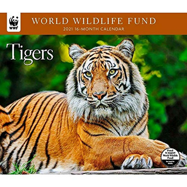 Tigers Calendar, 2021 WWF Wall Calendar - Warehousesoverstock