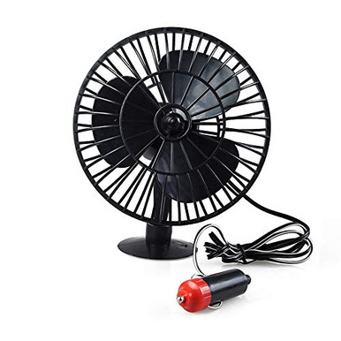 HJKL 4 inch Oscillating Mini Dashboard Vehicle Cooling Vans Car Fans ...