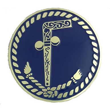 Fratline Masonic Two Ball Cane Auto Emblem - Warehousesoverstock