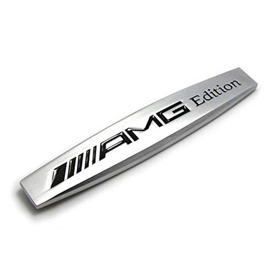 DEMILLO Car Emblem Chrome Stickers Decals Badge Labeling for Mercedes ...