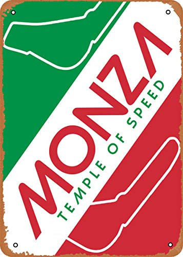 Fanzi Vintage Look Metal Sign - Formula 1 Posters Formula 1 Monza ...