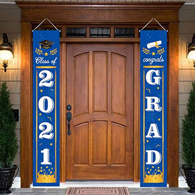 Graduation Porch Sign Congrats Grad Class of 2021 Graduation Hanging ...