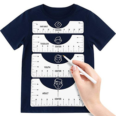 Tshirt Ruler Guide for Vinyl, T-Shirt Rulers to Center Design, Tshirt ...