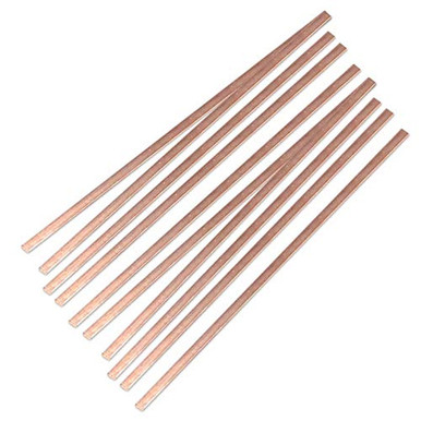 IINSSDJ Flat Soldering Rods Copper Wire Bronze Electrode Soldering Rod ...