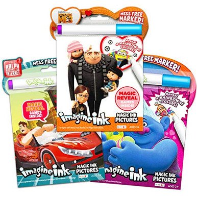 Disney Shop Imagine Ink Mess Free Coloring Book Super Set ~ Bundle ...