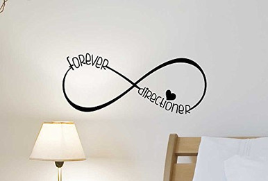 Forever Directioner Fan Infinite Love Music Heart Wall Decal. Cute Wall ...