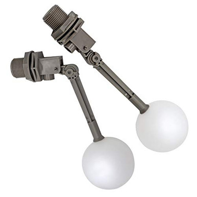 MACGOAL 2 Pieces 1 Inch Water Float Valve with Adjustable Arm Automatic ...