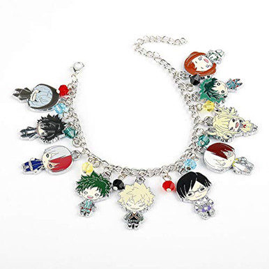 bnha mha My Hero Academia fashion novelty charm bracelet, anime manga ...