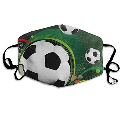 Face Mask Sport Ball Football Soccer Inspiring Cycling Half Face ...