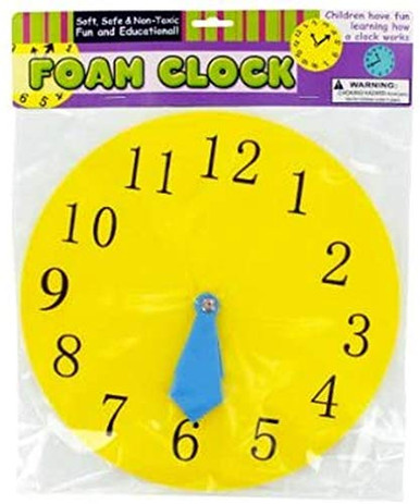 Teaching Tree Early Learning Skills Back to School Telling Time Foam ...