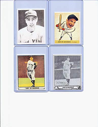 "4" Joe DiMaggio 1938 GOUDEY Rookie Card and 1939-1941 Playball Rookie ...