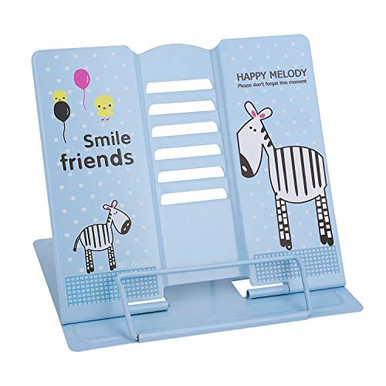 Kids Cute Desk Book Stand Metal Reading Rest Book Holder Angle ...