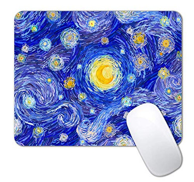 Cute Kids Mouse Pad, Abstract Moon and Clouds Mouse Pads for Girls ...