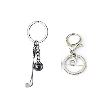 Mini Cute Golf Keychain Golf Ball Key Ring Adorable Key Ring Stainless ...