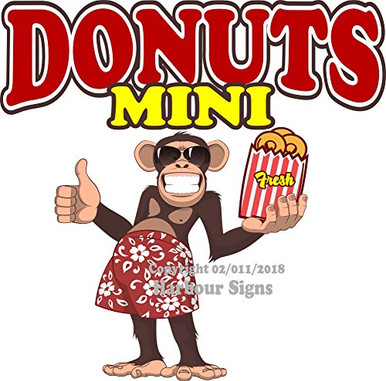 Harbour Signs Mini Donuts Concession Restaurant Food Truck Exterior ...