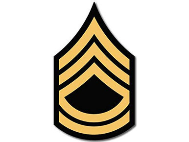 American Vinyl US Army Rank SFC Sergeant First Class Sticker -Logo ...