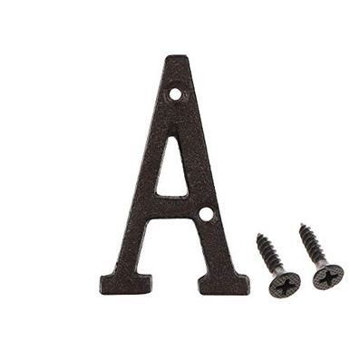 Iron House Address Numbers and Letters, Vintage Cast Wrought Iron Home ...