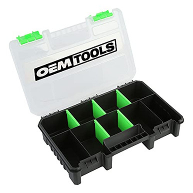 OEMTOOLS 26532 11 Inch Large Parts Organizer, 9 Compartments, Removable ...