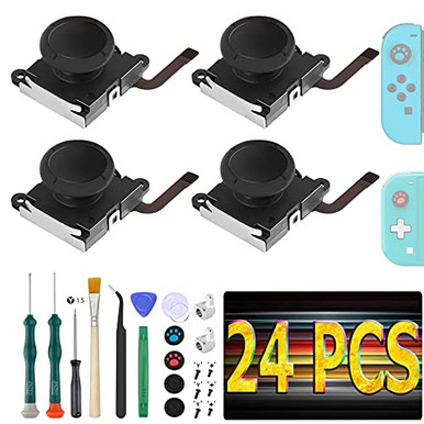 4 Pack Joycon Joystick Replacement Joy Con 3D Analog Stick Parts for ...