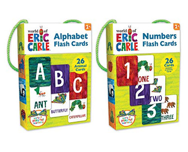 World of Eric Carle Carry-Along Flash Cards Set, Titles Include ...