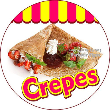 Harbour Signs Crepes Decal Concession Restaurant Food Truck Exterior ...