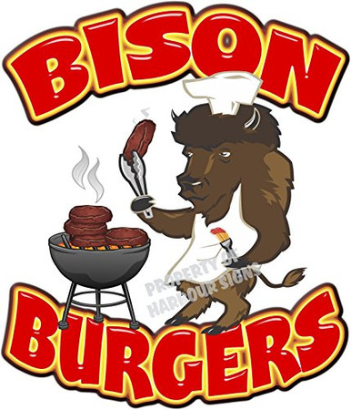 Harbour Signs Bison Burgers Concession Restaurant Food Truck Exterior ...