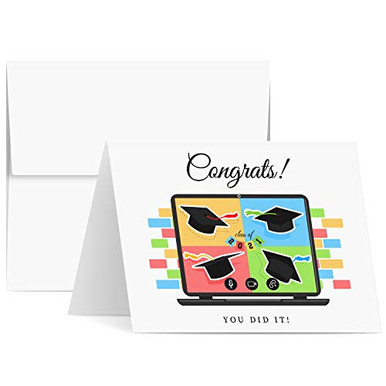 Graduation Congratulations Greeting Cards Congrats You Did It Class of ...