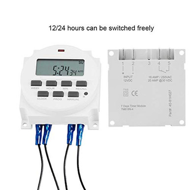 Digital Durable Digital Timer, Electric Control Switch Timer, 12V for ...