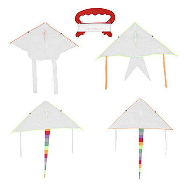 Yardwe 4 Sets Kids Butterfly Kite with Long Tail and 30m Flying Line ...