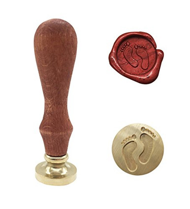 Baby Foot Wax Sealing Stamp Vintage Retro Arts Crafts Romantic Symbol ...